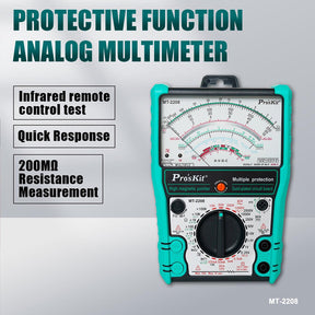 Pro'sKit Analog Multimeter / Multi Tester – GIGATOOLS Industrial Center