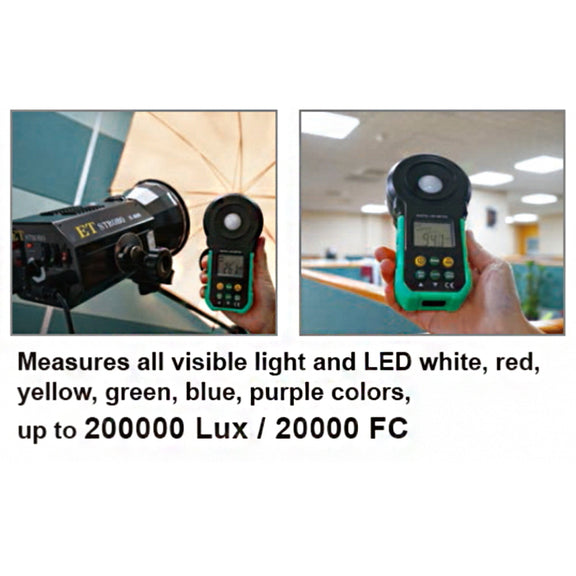Pro'sKit LED Light Intensity LUX Meter – GIGATOOLS Industrial Center