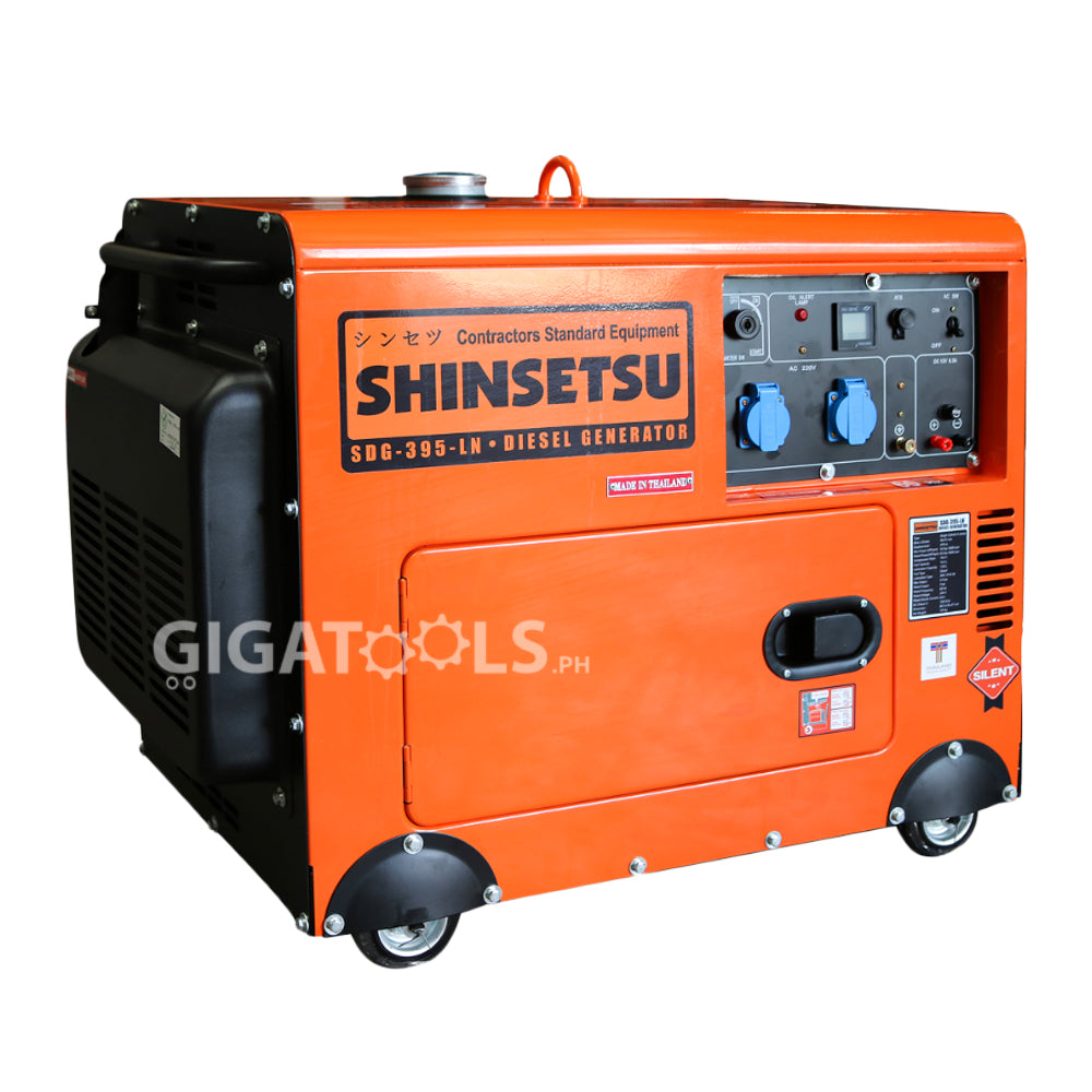 Shinsetsu Silent Type Diesel Generator ( SDG-395-LN ) – GIGATOOLS ...