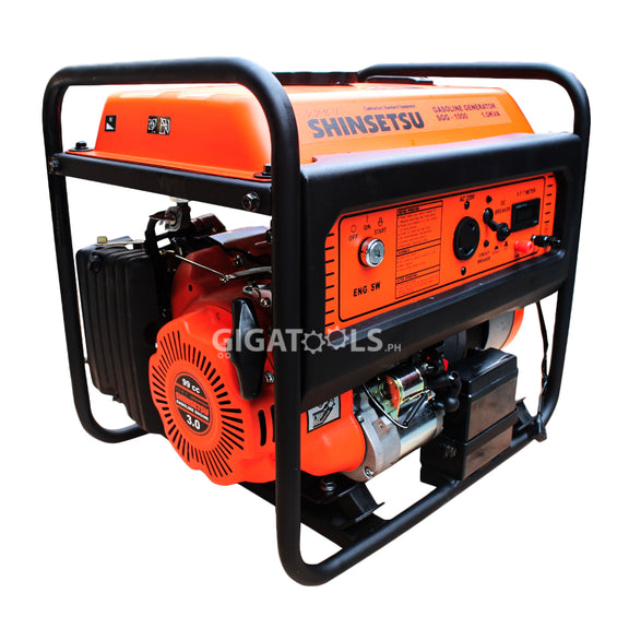 Shinsetsu Portable Gasoline Generator – GIGATOOLS Industrial Center