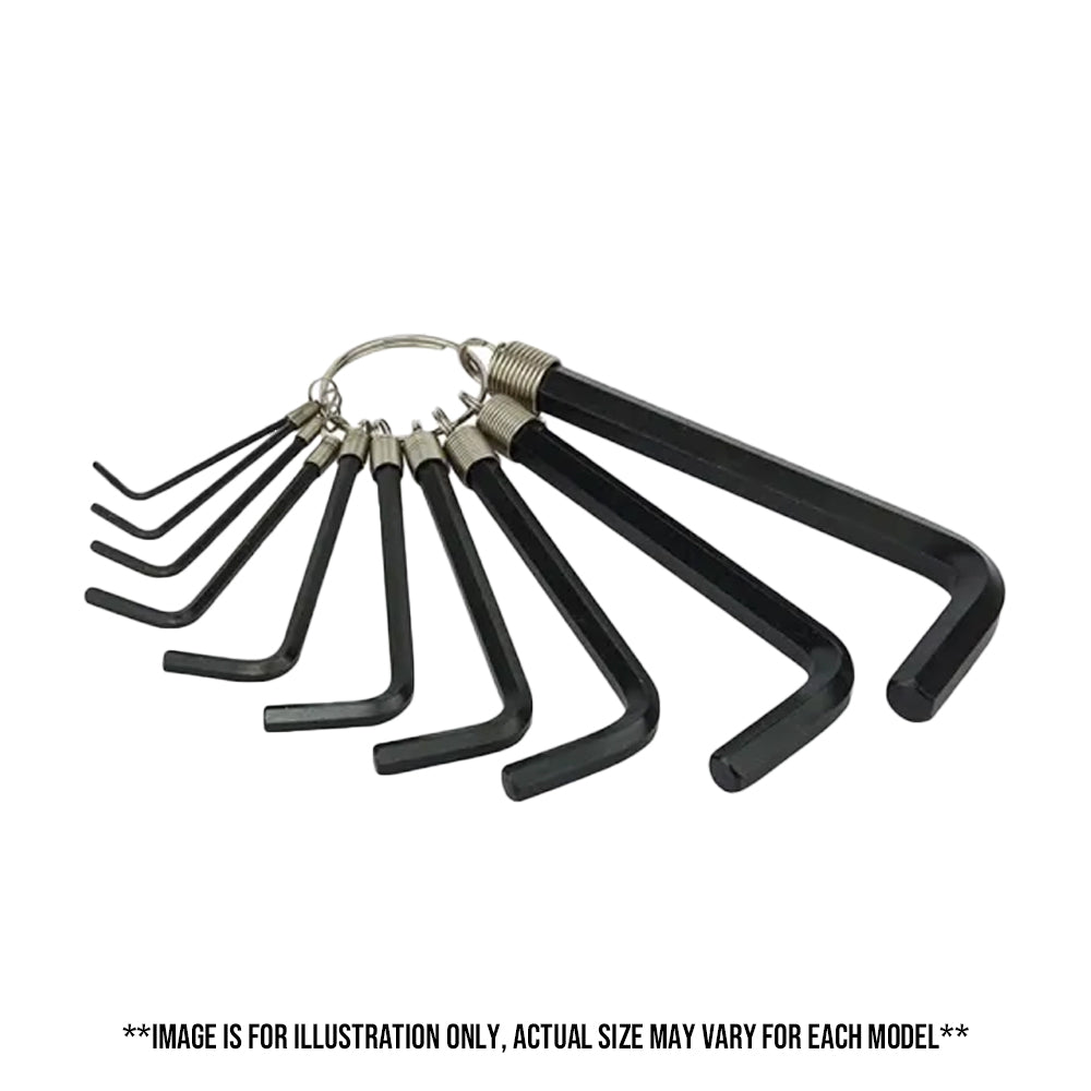 Stanley 10pcs. Hex Allen Key Wrench Set – GIGATOOLS Industrial Center