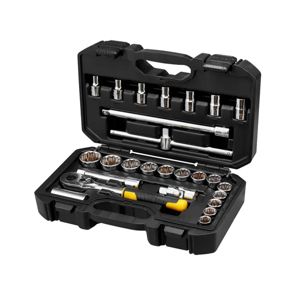 Stanley 26pcs. 1/2" Dr. Socket Wrench Set 12pts., 8-32mm (45-503 ...