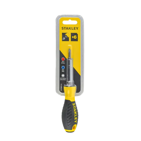 Stanley 6-Way Quick Change Screw Driver (68012-8) – GIGATOOLS ...