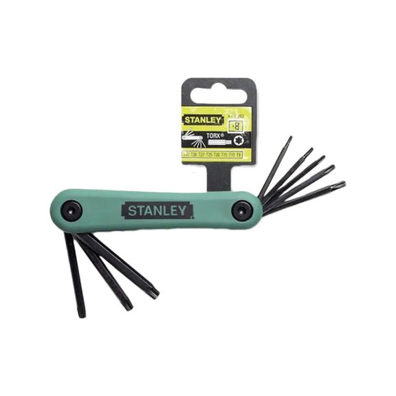 Stanley 8pcs. Torx Folding Type Hex Key Set ( 69-263 ) – GIGATOOLS ...
