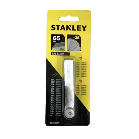 Stanley Combination Feeler Gauge (36 Blades) (78214-8 ) – GIGATOOLS ...