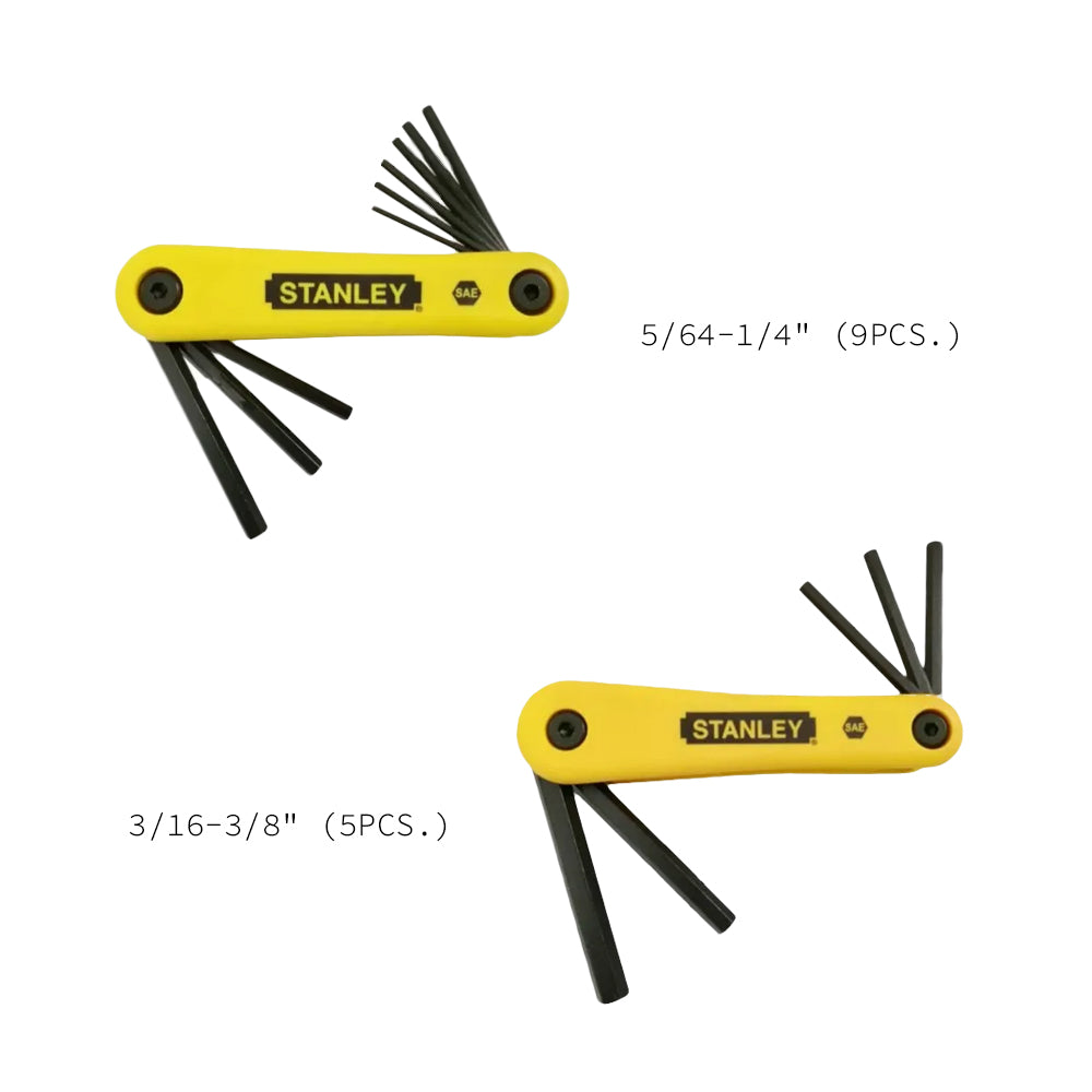 Stanley Folding Type Hex Key Set ( 69-259 / 69-260 ) – GIGATOOLS ...