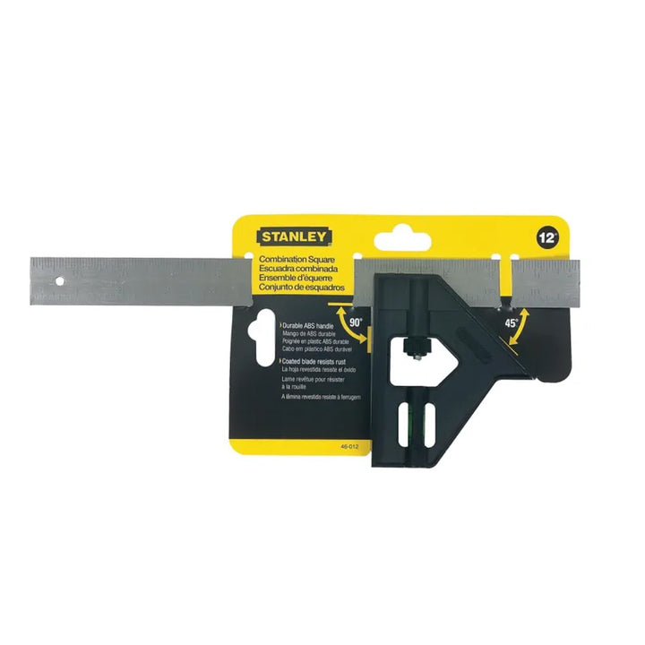 Stanley 12" Combination Try Square – GIGATOOLS Industrial Center