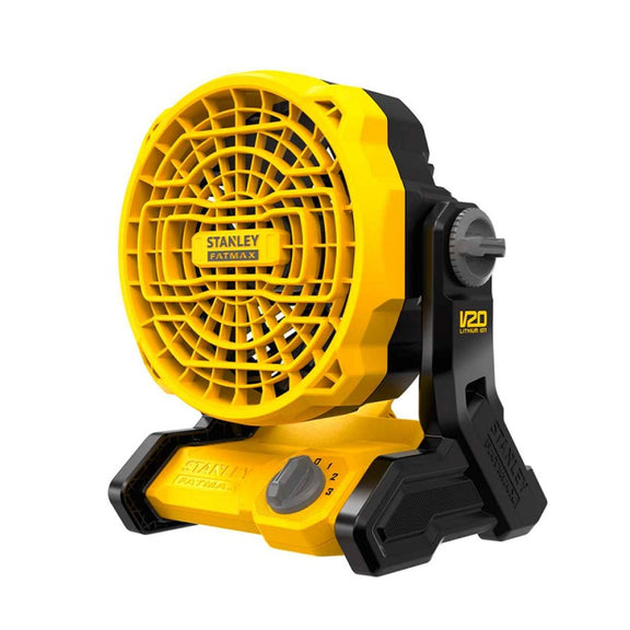 Stanley SCF001 Cordless 3-Speed Jobsite Fan 20V Max ( Bare Tool Only ...