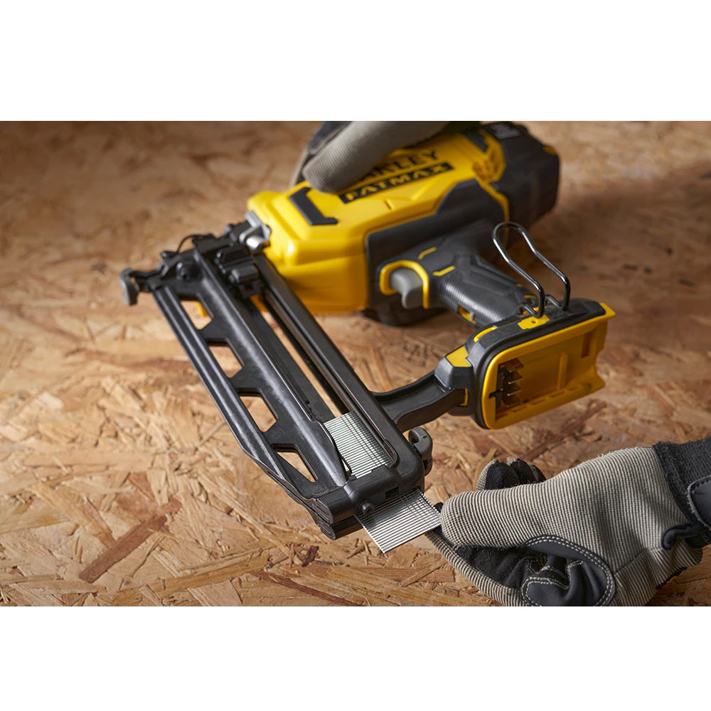 Stanley SCN616D2K Cordless Finishing Brad Nailer / Nail Gun FATMAX 20V ...