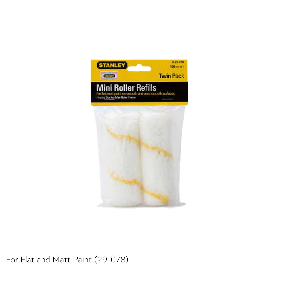 Stanley 2pcs. Mini Paint Roller Refill – GIGATOOLS Industrial Center