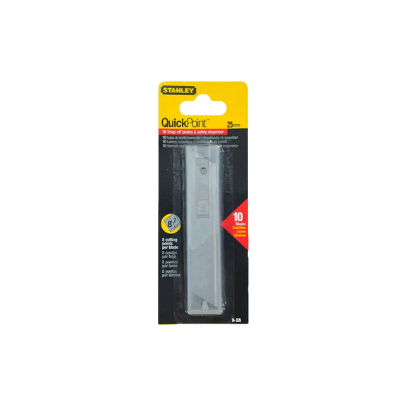 Stanley 10pcs. Replacement Knife Cutter Blades ( 9mm / 18mm / 25mm ...