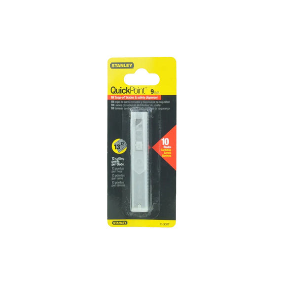 Stanley 10pcs. Replacement Knife Cutter Blades ( 9mm / 18mm / 25mm ...