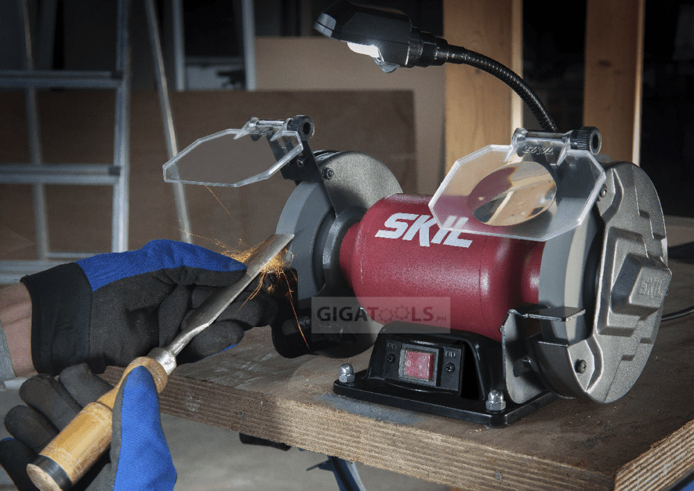 Skil Professional Double Wheel Bench Grinder 150mm, 400W – GIGATOOLS ...