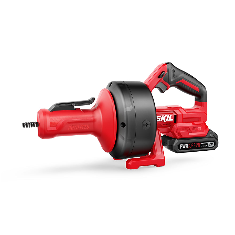 Skil 0225 Professional Cordless Drain Auger 12V / 20V, with Auto-Feed ...