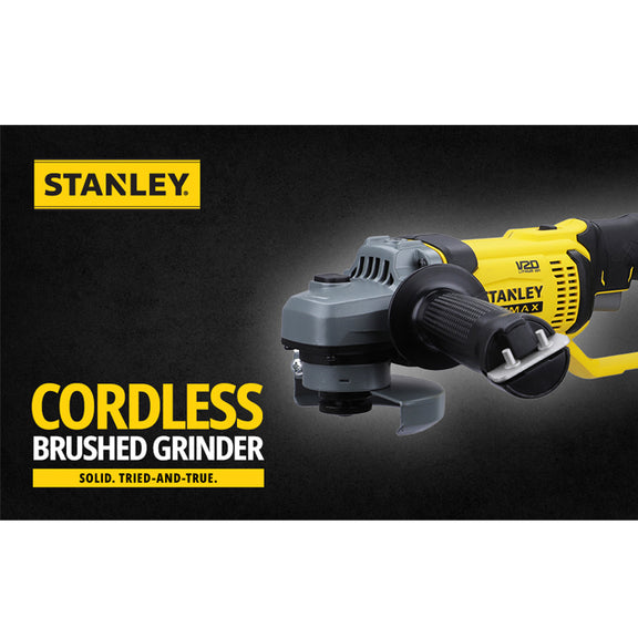 Stanley FATMAX SCG400M2K Cordless Angle Grinder 20V Max Kit Set ...