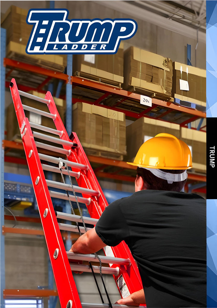 Trump Fiberglass Extension Ladder – GIGATOOLS Industrial Center
