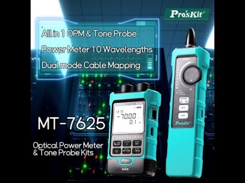 Pro'sKit Optical Power Meter and Tone Probe Kit – GIGATOOLS Industrial ...
