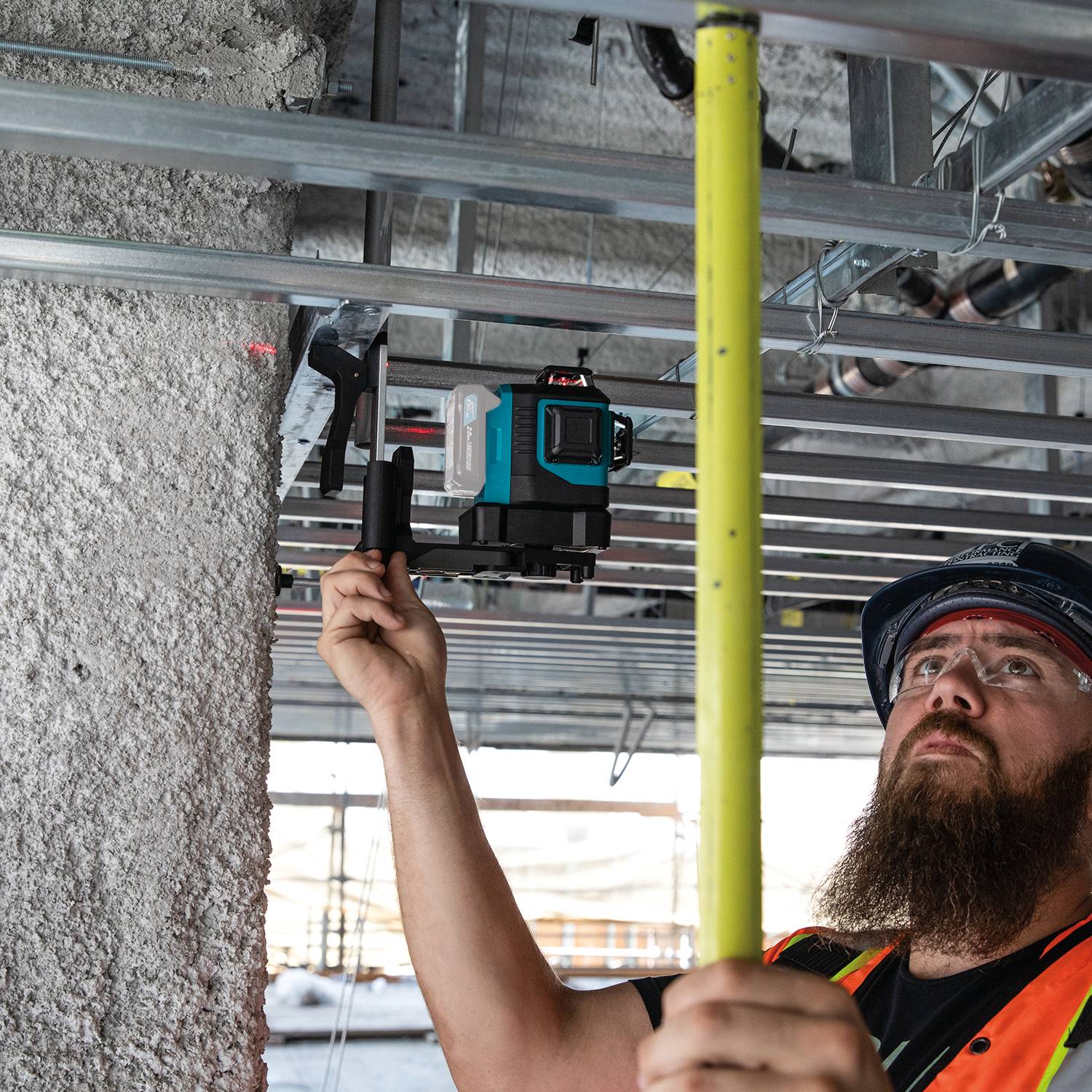 Makita SK700D Rechargeable Cordless Red Multi Line Laser 360° 3‑Plane ...