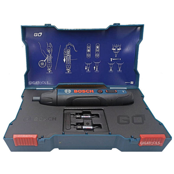 Bosch GO 2 Smart Cordless Screwdriver Kit Set with added Mechanical Cl ...