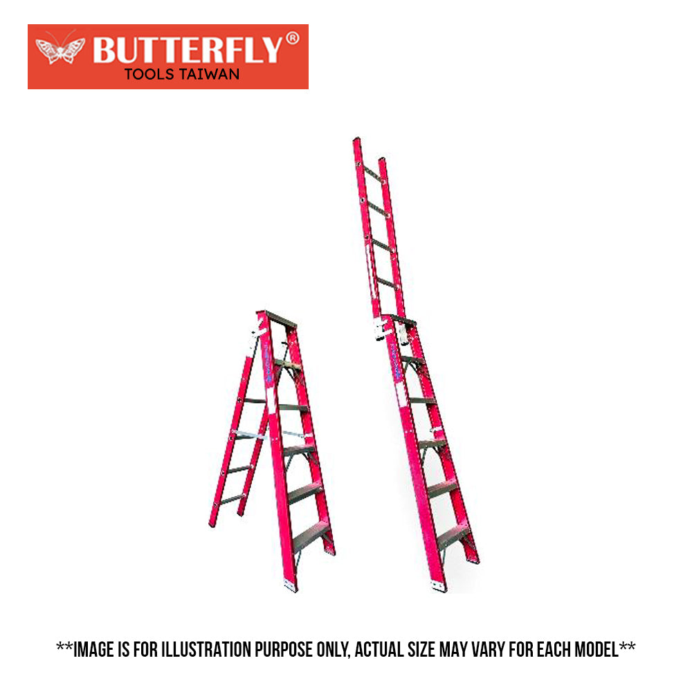 Butterfly Fiberglass Dual-Purpose Ladder (TAIWAN) – GIGATOOLS ...