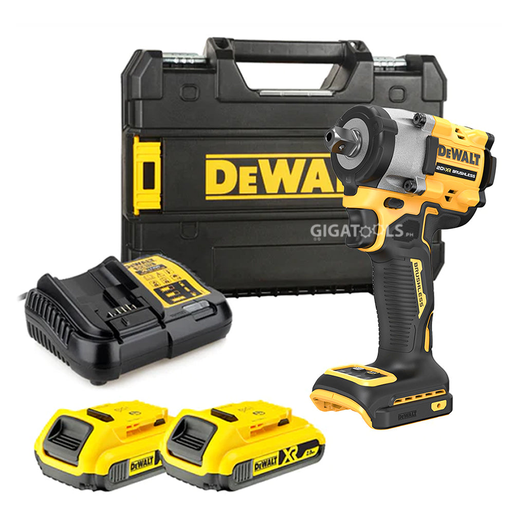 DeWalt DCF922D2 Cordless Brushless 1/2" Square Drive Impact Wrench 20V ...