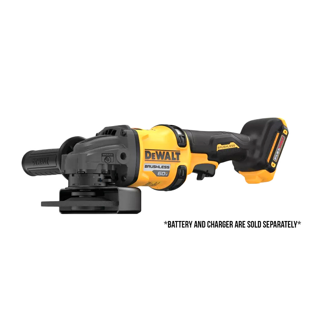 DeWalt DCG418N -B1 Brushless Cordless 5" Angle Grinder 60V MAX FLEXVOL ...