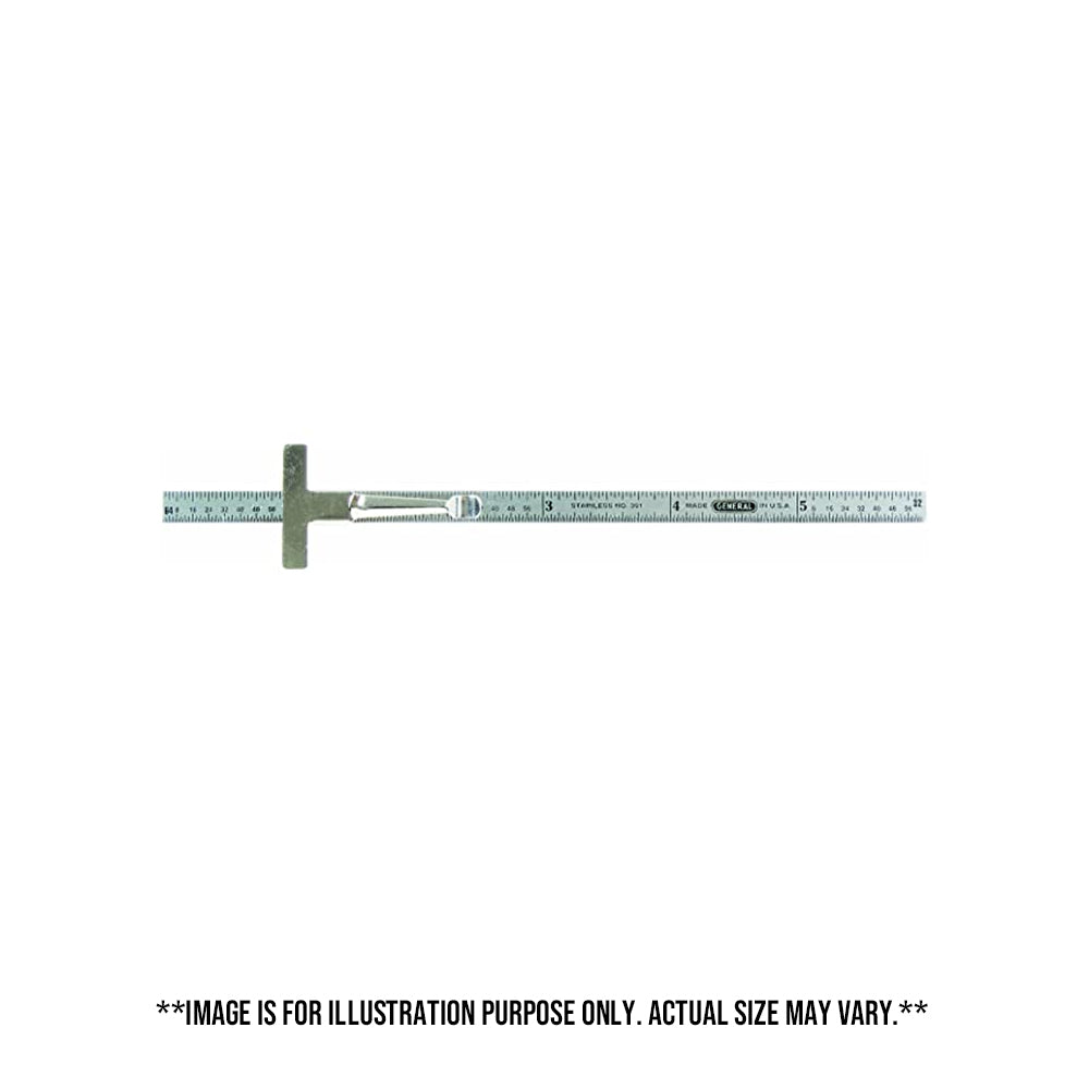 General Tools 301ME ( 6" x 1/4" ) Flex Precision Stainless Steel Rule ...