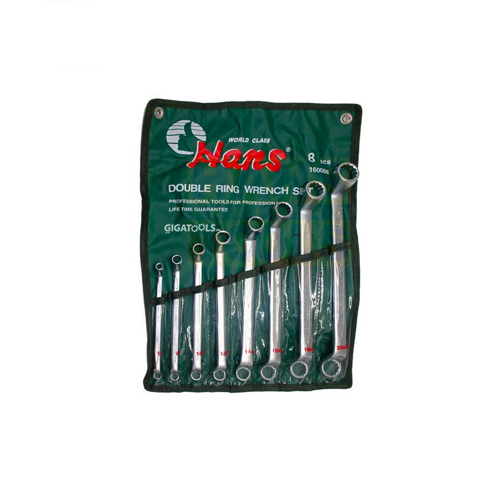 Hans Tools 8pcs. Double Ring Box Wrench Set ( 16008M ) – GIGATOOLS ...