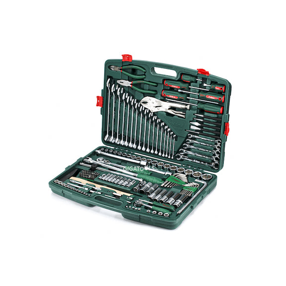 Hans Tools 158pcs. Socket & Combination Wrench Set with Assorted Acces ...