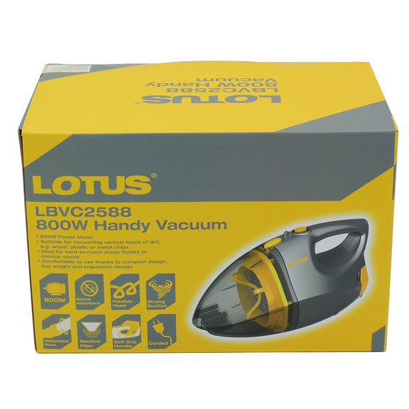 Lotus LBVC2588 Handy Vacuum Cleaner (800W) – GIGATOOLS Industrial Center