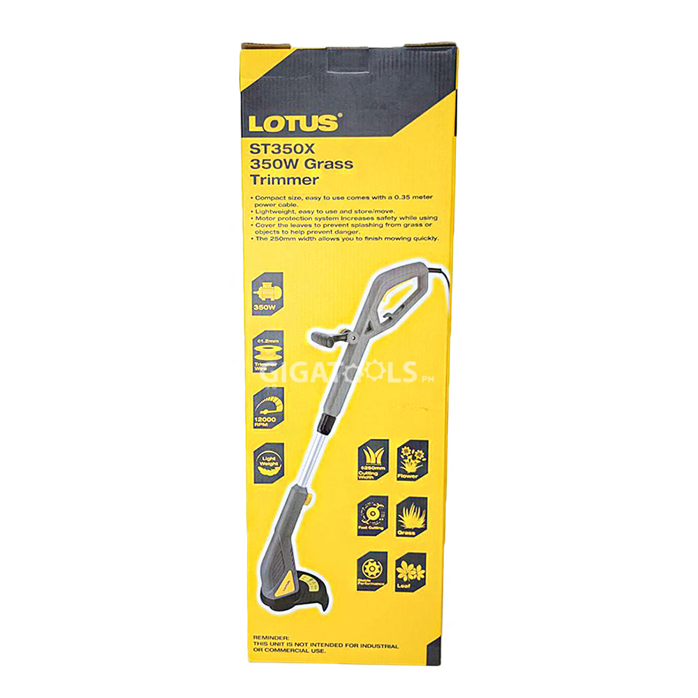 Lotus ST350X Electric Grass Trimmer (350W) – GIGATOOLS Industrial Center