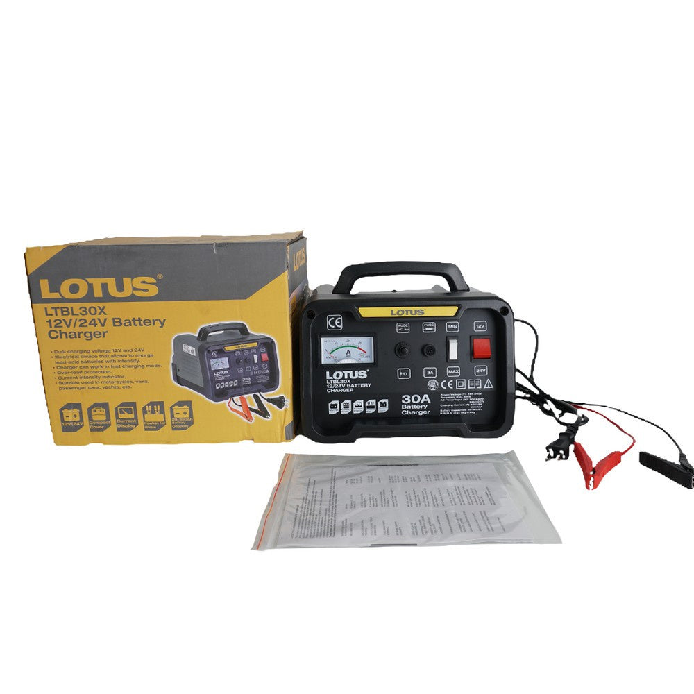 Lotus LTBL30X 12V/24V Battery Charger ( 30 Ampere ) – GIGATOOLS ...