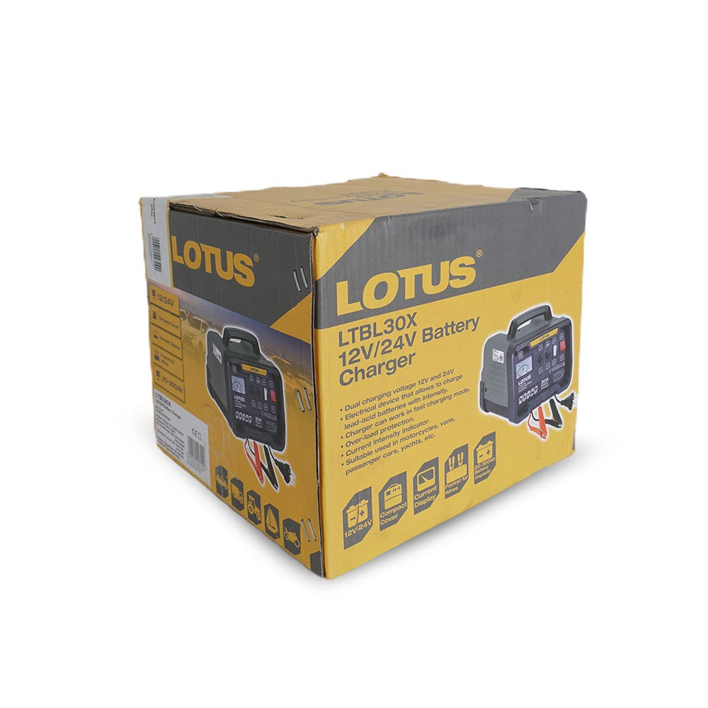 Lotus LTBL30X 12V/24V Battery Charger ( 30 Ampere ) – GIGATOOLS ...