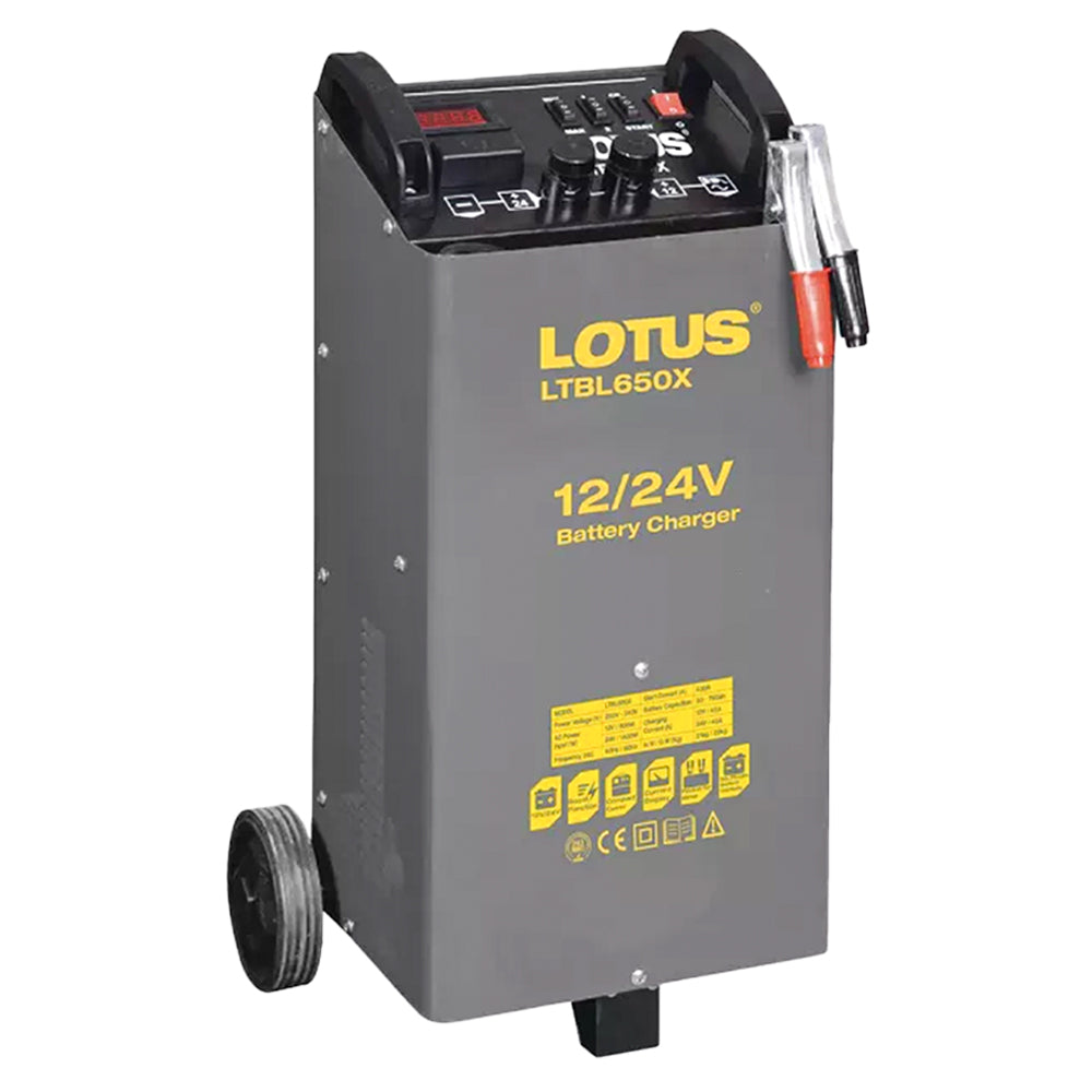 Lotus LTBL650X 12V/24V Battery Charger (650AMP) – GIGATOOLS Industrial ...