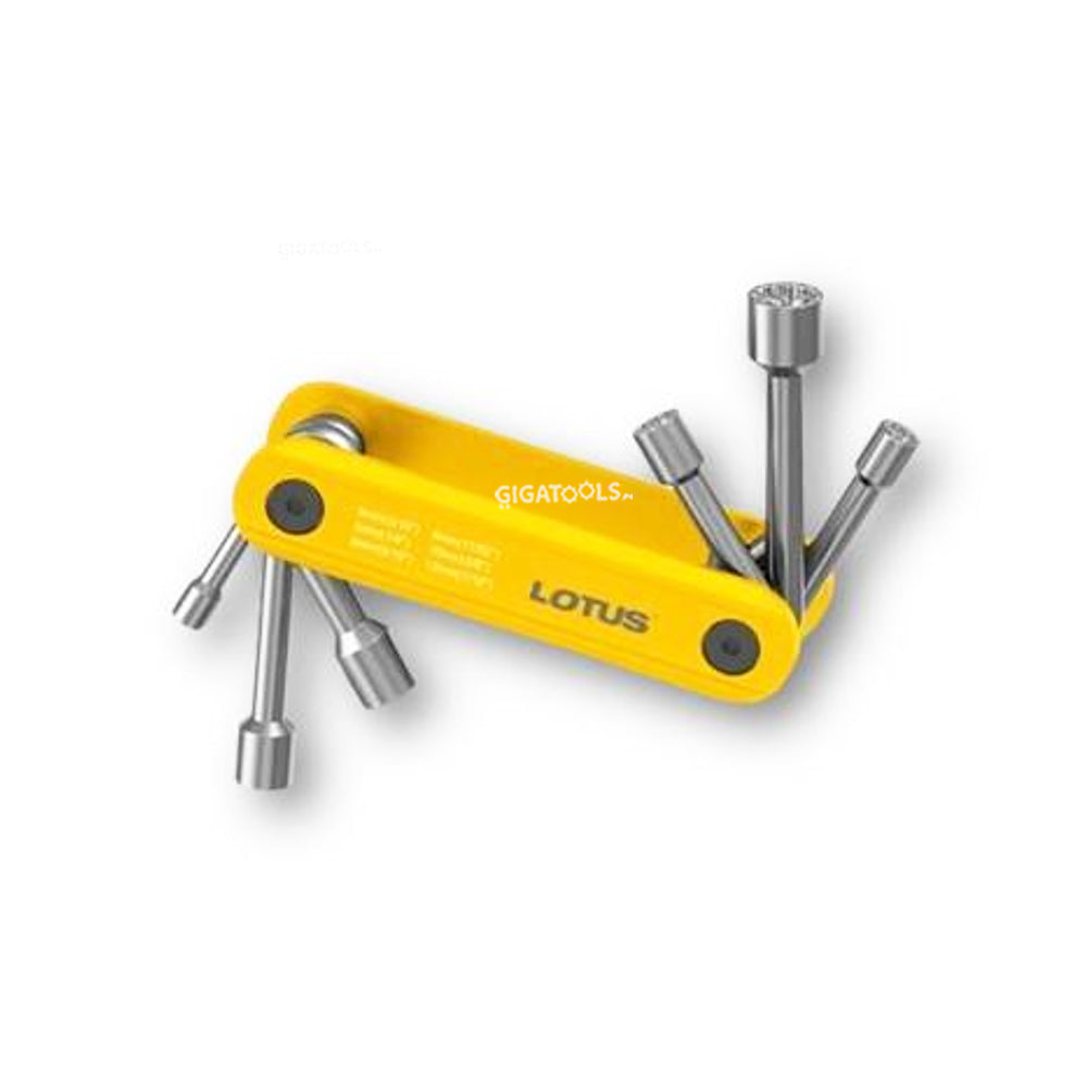Lotus Folding Nut Driver set 6pcs ( LTHT600NDX ) – GIGATOOLS Industrial ...