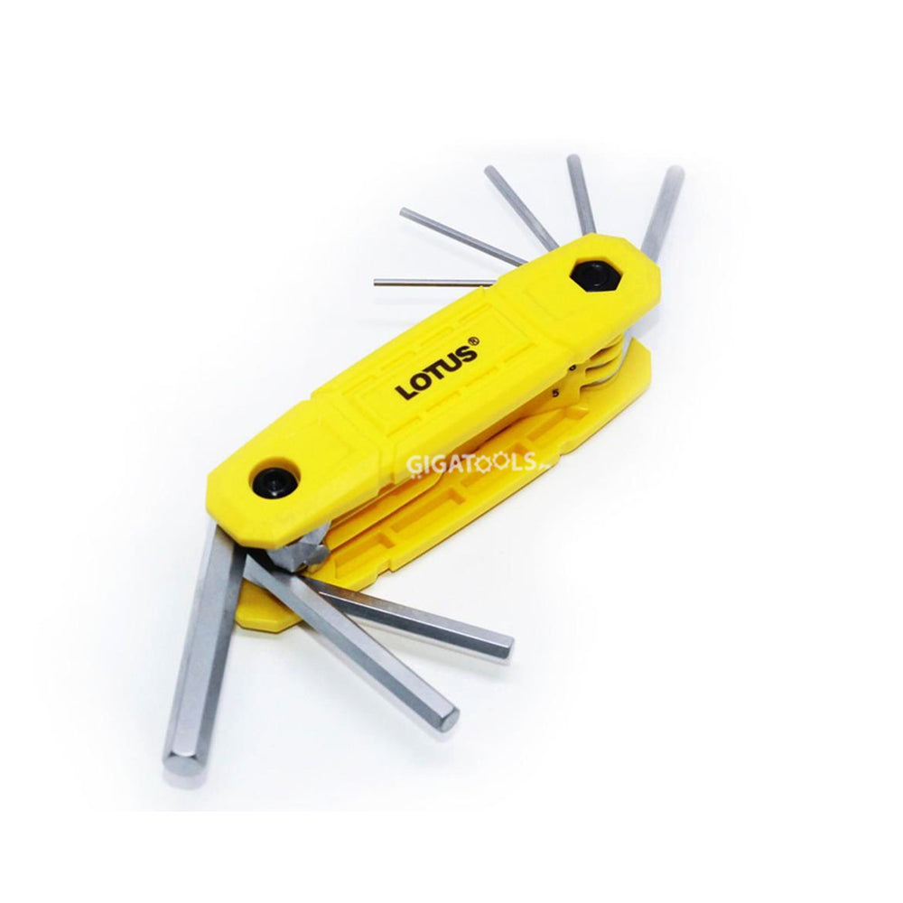 Lotus Folding Hex Key Set 8pcs ( LTHT80FHM ) – GIGATOOLS Industrial Center