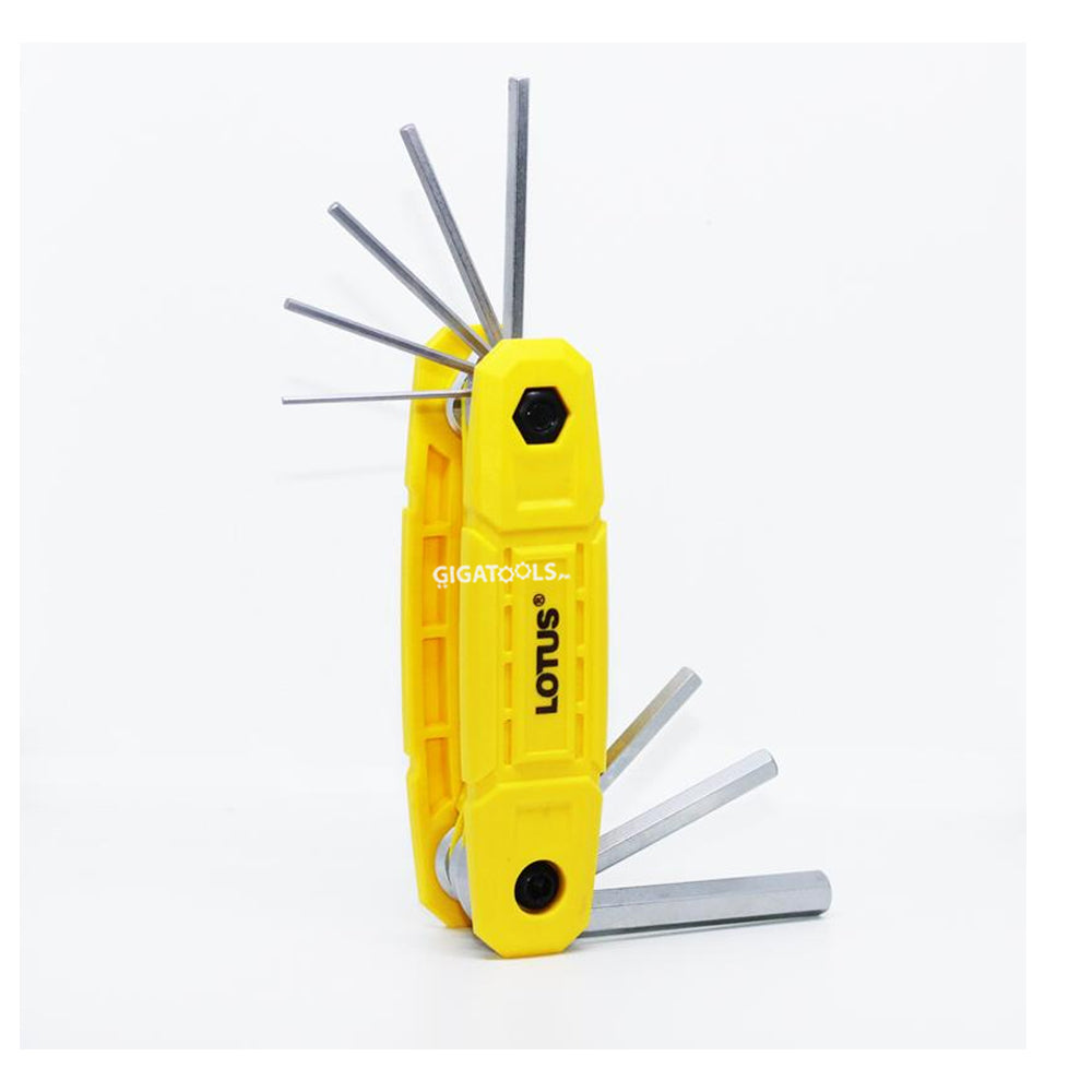 Lotus Folding Hex Key Set 8pcs ( LTHT80FHM ) – GIGATOOLS Industrial Center