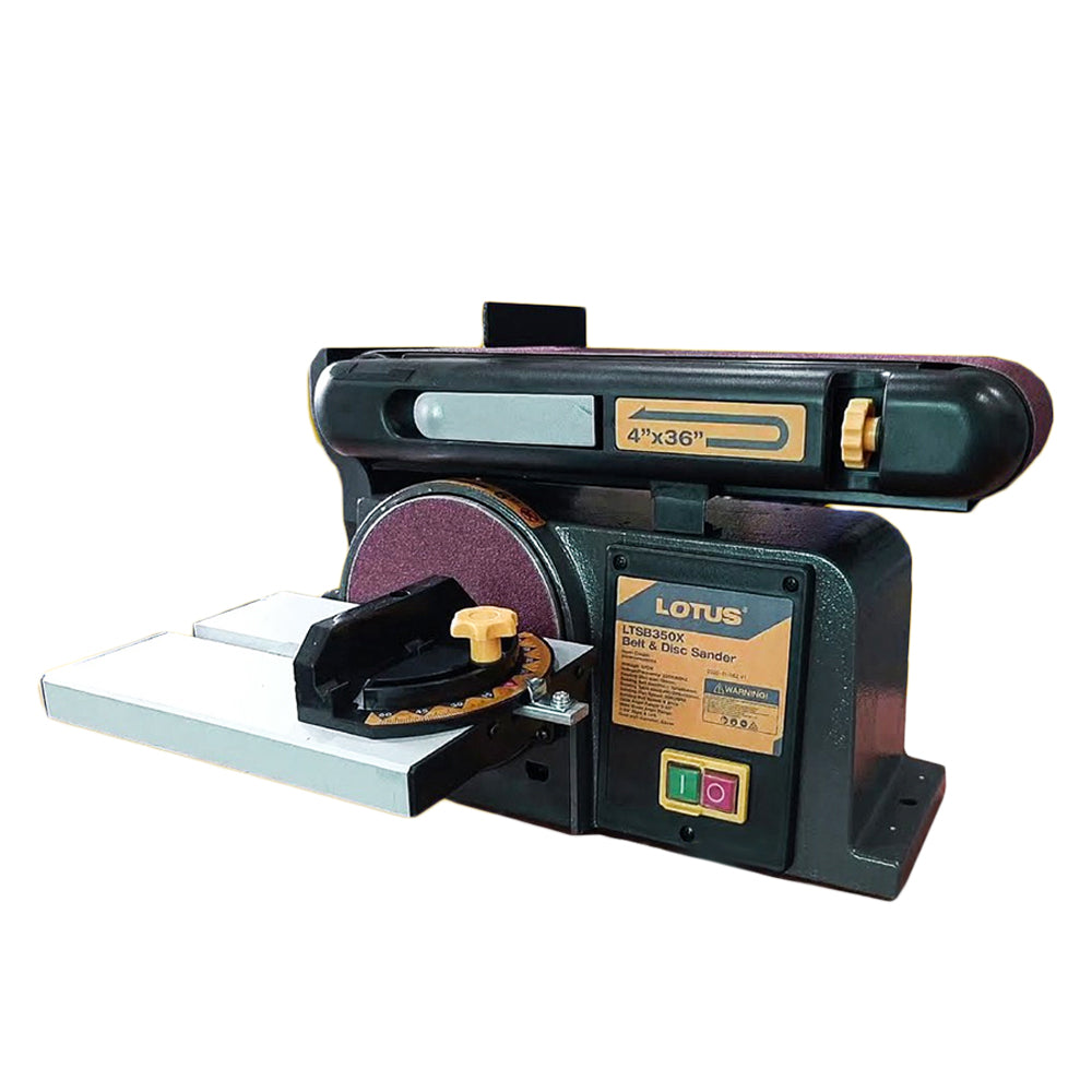 Lotus LTSB350X Belt / Disc Sander ( 370W ) – GIGATOOLS Industrial Center