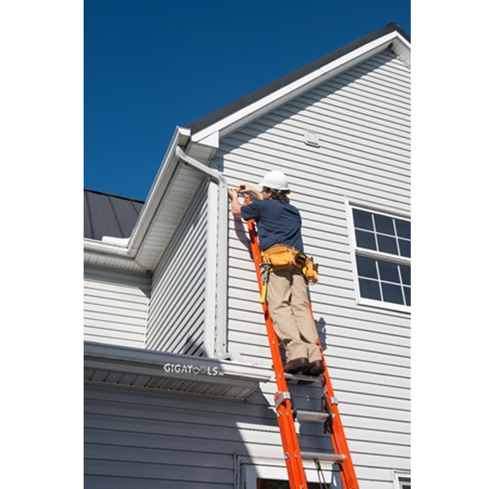 Louisville Fiberglass Extension Ladder (Orange) (Made in USA ...
