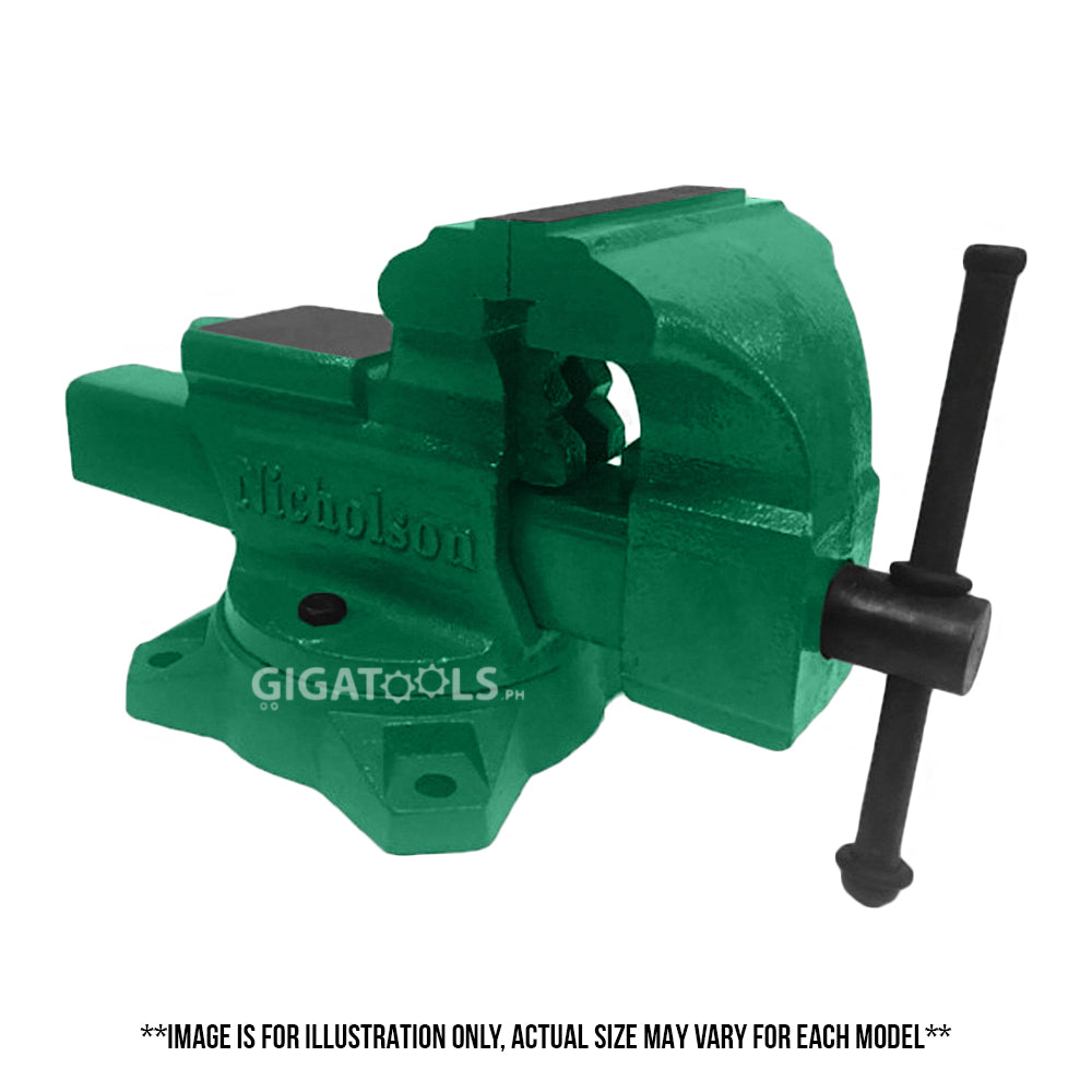 Nicholson Bench Vise w/ Swivel Base – GIGATOOLS Industrial Center