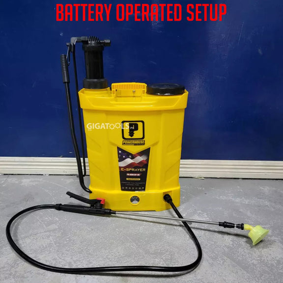 Powerhouse Knapsack E-Sprayer PH-AGRI12V-18L Dual Type Battery and Man ...