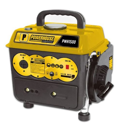 Powerhouse Generator PWH1500 Portable Gasoline - Recoil Start (950 wat ...