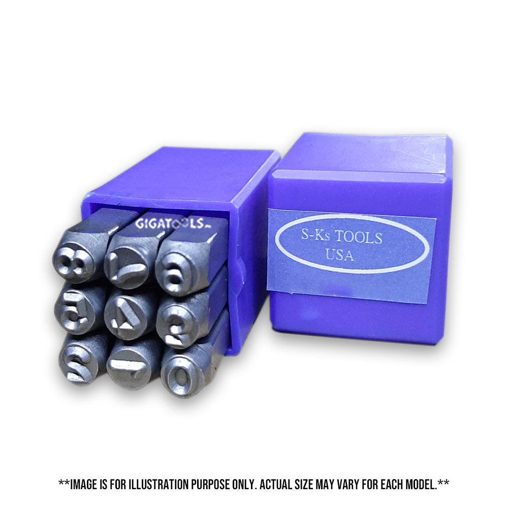 S-Ks Tools USA Steel Figure Punch Set – GIGATOOLS Industrial Center