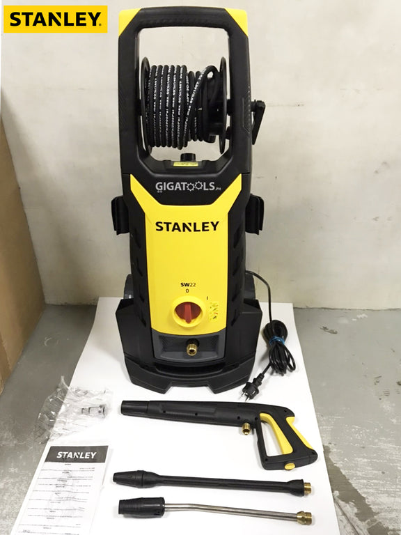 Stanley SW22 145 Bar High Pressure Washer & Car Wash Set, Induction Mo ...