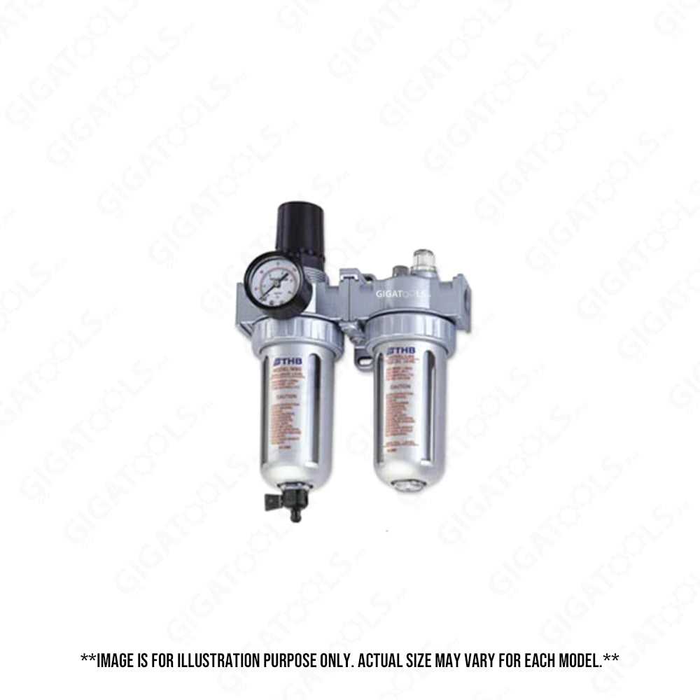 THB FRL-Type Air Regulator & Lubricator ( Twin Type ) – GIGATOOLS Industrial Center