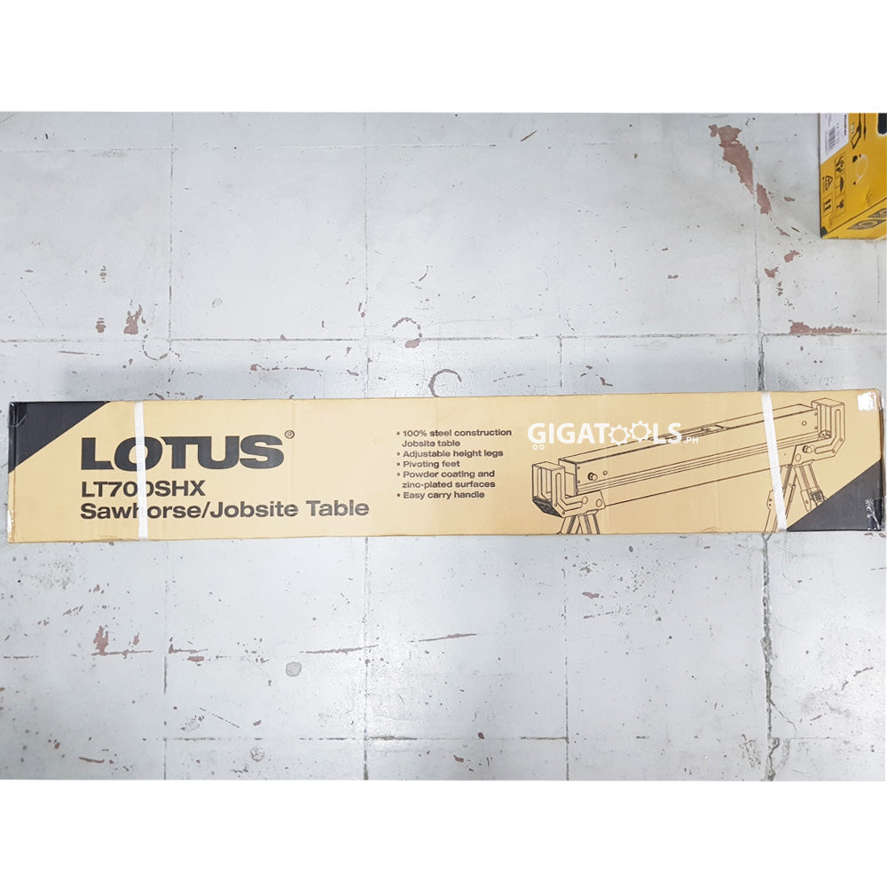 Lotus LT700SHX Sawhorse Jobsite Table Wood working Stand – GIGATOOLS ...