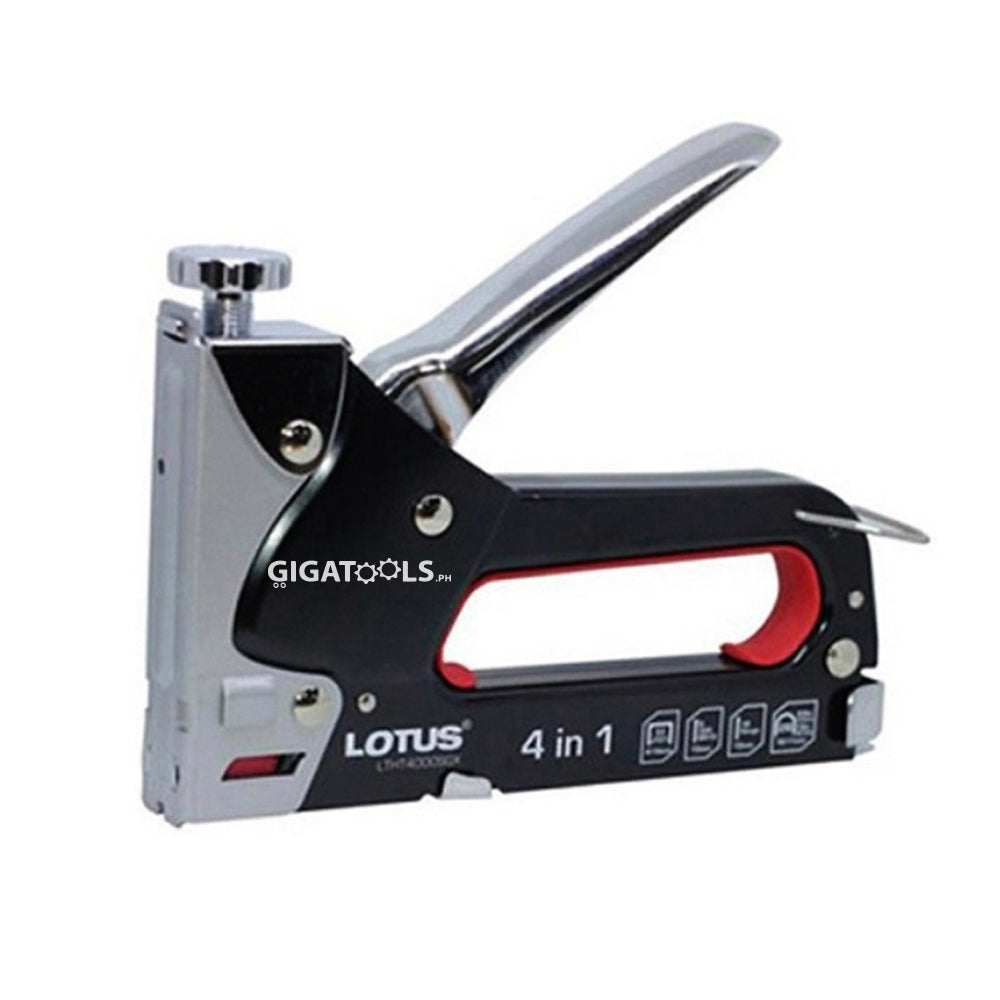 Lotus LTHT4000SGX 4-Way Staple Gun Tacker / Stapler Gun – GIGATOOLS ...